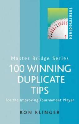100 Winning Duplicate Tips (Master Bridge Series) - Paperback - GOOD ...
