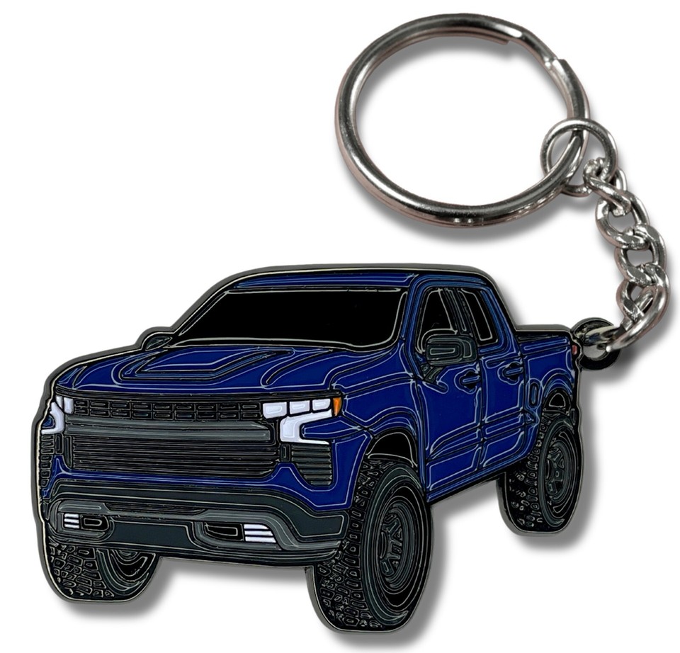 Chevy Keychain Compatible with Chevy Silverado 1500 Accessories - Toy ...