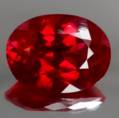 17.10 CT Natural Pigeon Blood Red Ruby Oval Cut Certified Loose ...