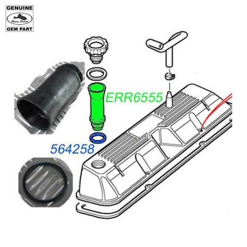 LAND ROVER OIL FILLER NECK DISCOVERY 2 II RANGE P38 99-02 ERR6555 ...