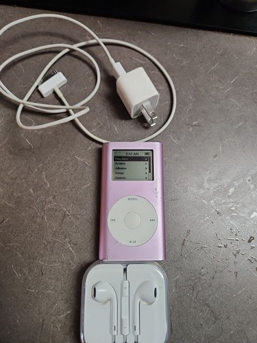 Apple iPod mini 1st Generation Pink 4GB works | eBay
