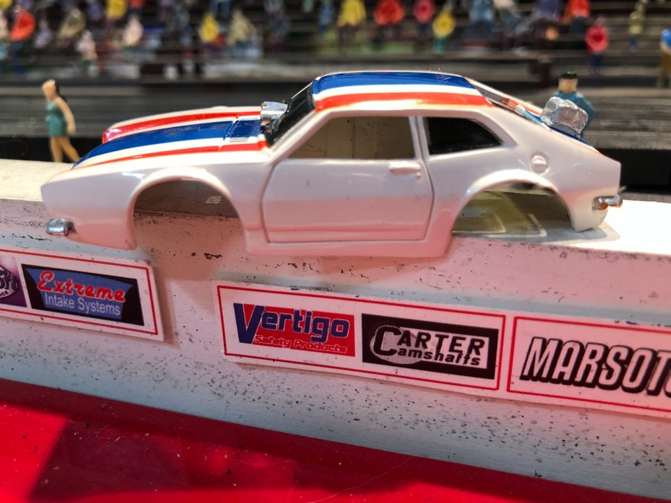 HO slot car, Vintage 1973 Tyco Pro Ford Pinto No. 8505 fits wide ch ...