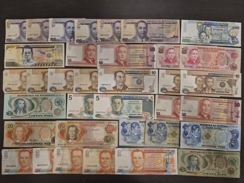 Lot of 35 Philippines Old Banknotes F-XF | eBay
