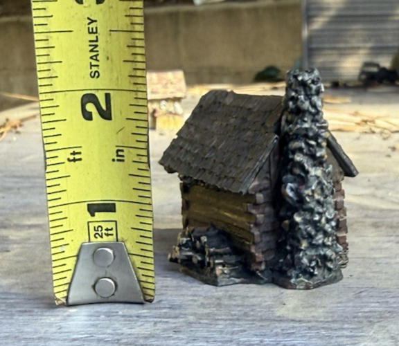 HO Train Model Built & Weathered HYPER-DETAILED BACKWOODS CABIN ...