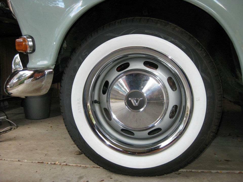 Atlas Whitewall Inserts 13'' NEW SET OF 4 portawall tyre trims flappers ...