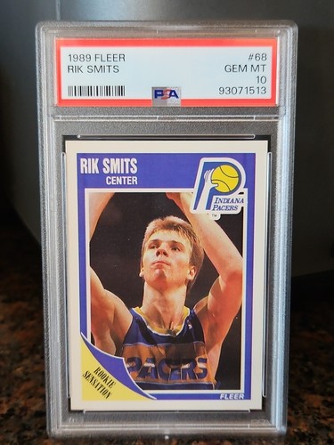 Rik Smits 1989 Fleer #68 Rookie Card RC PSA 10 | eBay