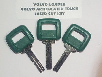 (3) Volvo Keys Loader & Articulated Haul Truck, Heavy Equipment Keys ...