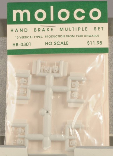 Moloco HO Scale Freight Car Parts - HB-0301 Hand Brake Multiple Set ...