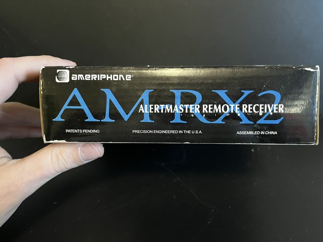 Hearing Impaired Remote Receiver Ameriphone Am-rx2 AlertMaster for sale ...