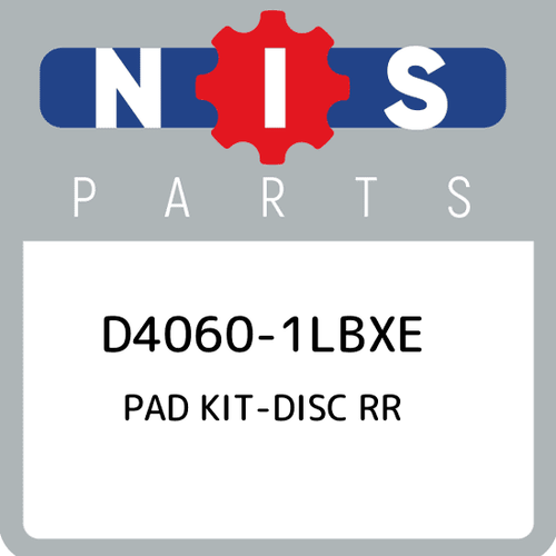 D4060-1LBXE Nissan Pad kit-disc rr D40601LBXE, New Genuine OEM Part | eBay