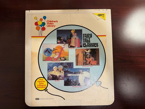 *Rare* RCA CED Videodisc Children's Video Library "Fairytale Classics ...