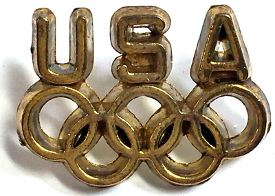 USA Olympic Pin Gold Tone Color | eBay
