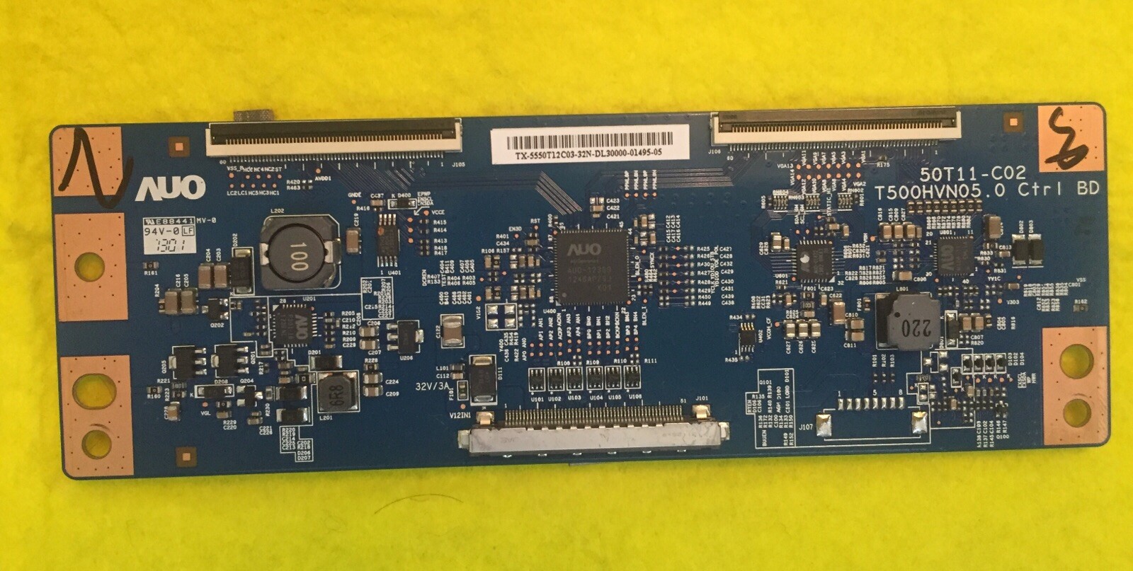 T-Con Board T500HVN05.0 50T11-C02 5550T12C02 50” Tv Samsung UE50F6200AK ...