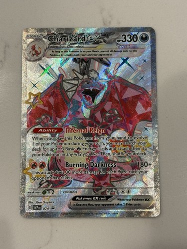 Pokémon TCG Charizard EX Obsidian Flames 074 Black Star Promo | eBay