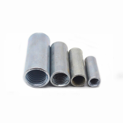 M6 M8 M10 M12 Round Sleeve Threaded Rod Bar Stud Connector Nut Long ...