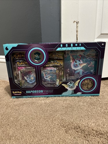 Pokemon TCG Vaporeon VMAX Premium Collection Box | eBay