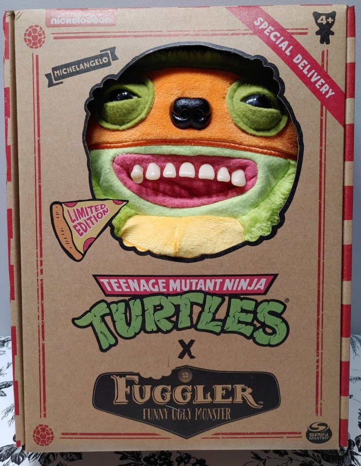 FUGGLER SET OF 4 Teenage Mutant Ninja Turtle Ugly Monster Toys Special ...