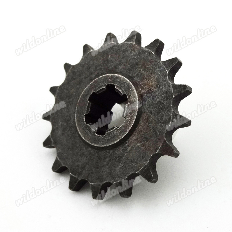 T8F Zahnrad Rizel klein 17 Zähne Ritzel Antriebsritzel Kettenrad für ...