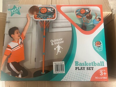 Free Standing King Sport Kids Basketball Hoop Net Set Backboard Stand ...