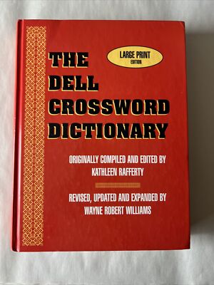 The Dell Crossword Dictionary by Rafferty, Kathleen Very Clean ...