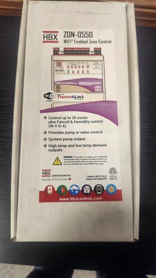 HBX Controls ZON-0550 Wifi Zone Control Radiant/Hydronics NIB | eBay