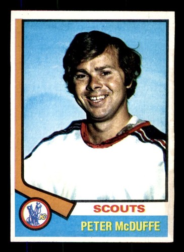 1974 Topps Hockey #173 Peter McDuffe NM/MT *d3 | eBay