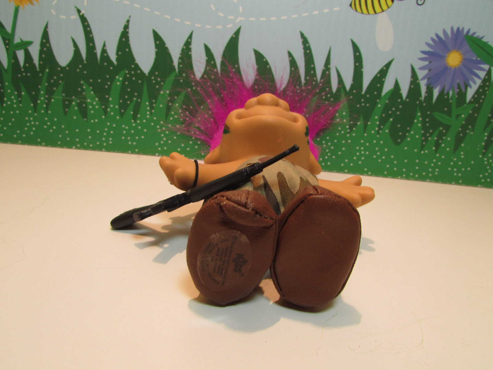 CAMOUFLAGE SOLDIER / GI / RAMBO - 5" Russ Troll Doll - NEW IN ORIGINAL ...