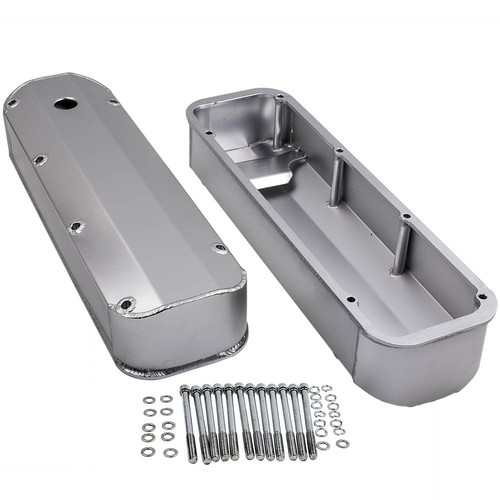 Fabricated Aluminum Tall Valve Covers for Ford BBF 429 460 V8 Big Block ...