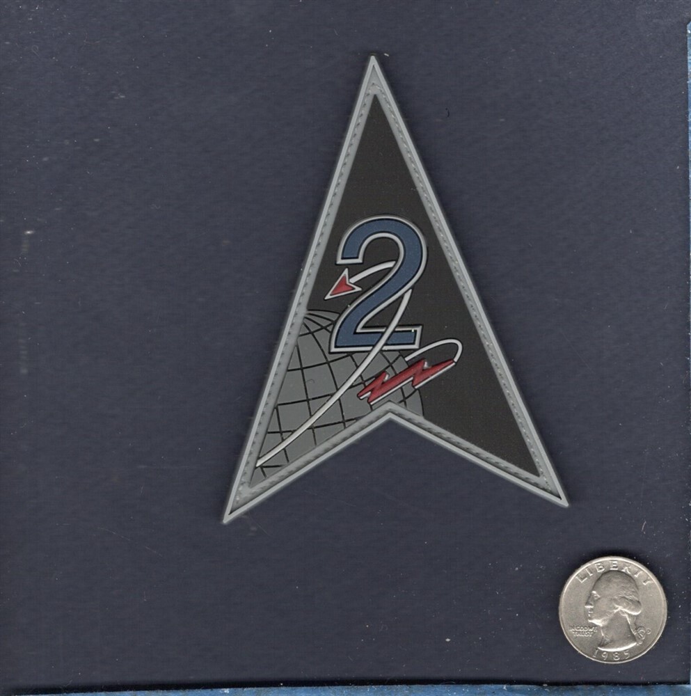 Original Space Delta 2 USSF US SPACE FORCE PVC Uniform Squadron Patch ...