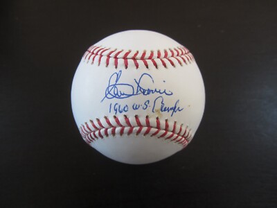 Clem Labine Autograph Signed Baseball Ball JSA (B24) 1960 WS Champs ...
