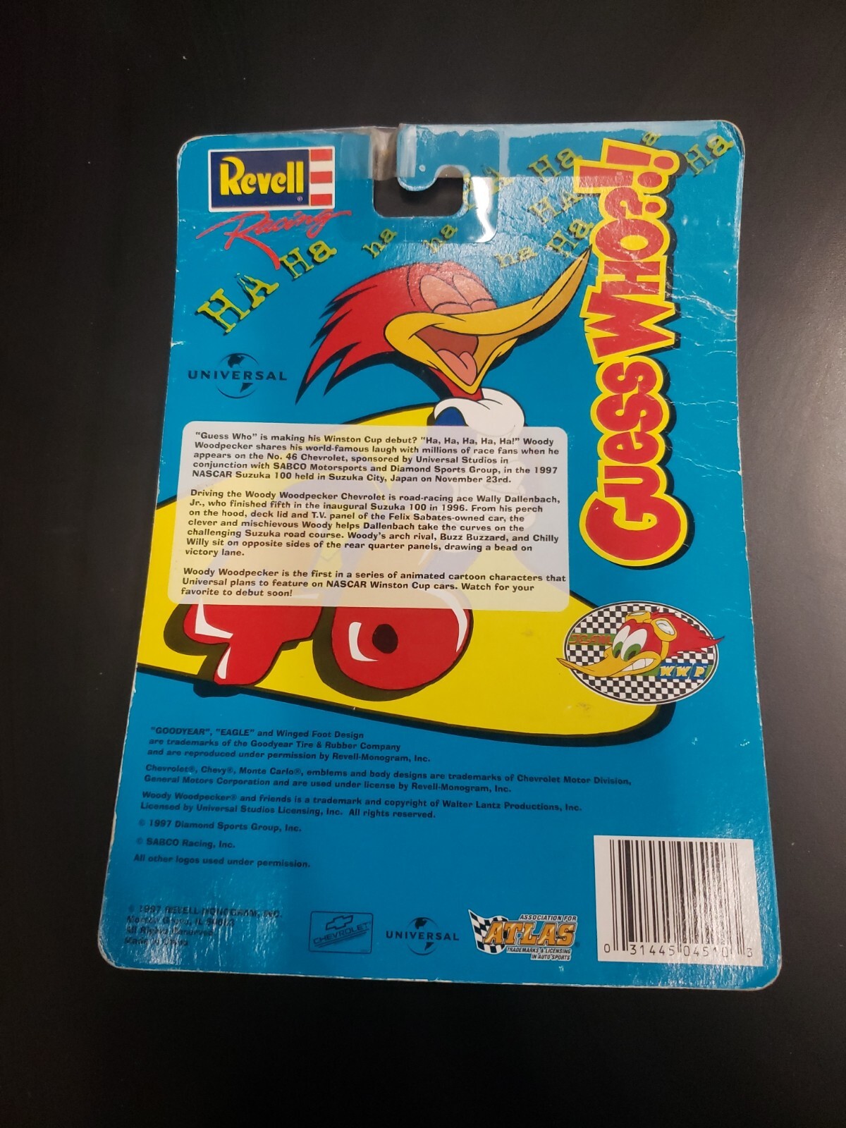 1997 Revell Racing Wally Dallenbach #46 Chevy Woody Woodpecker 1:64 ...