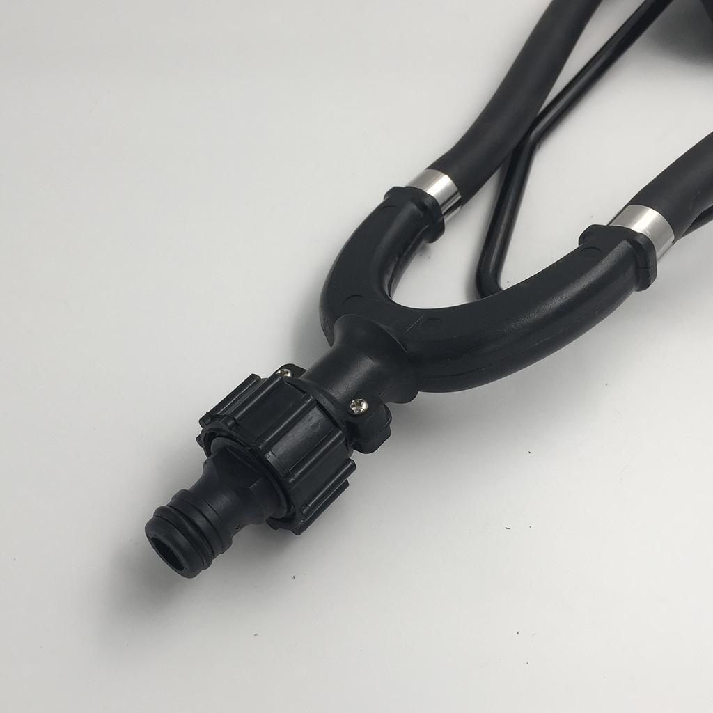 Outboard Boat Marine Dual Water Flow Motor Flusher Rectangular Ear Muff ...