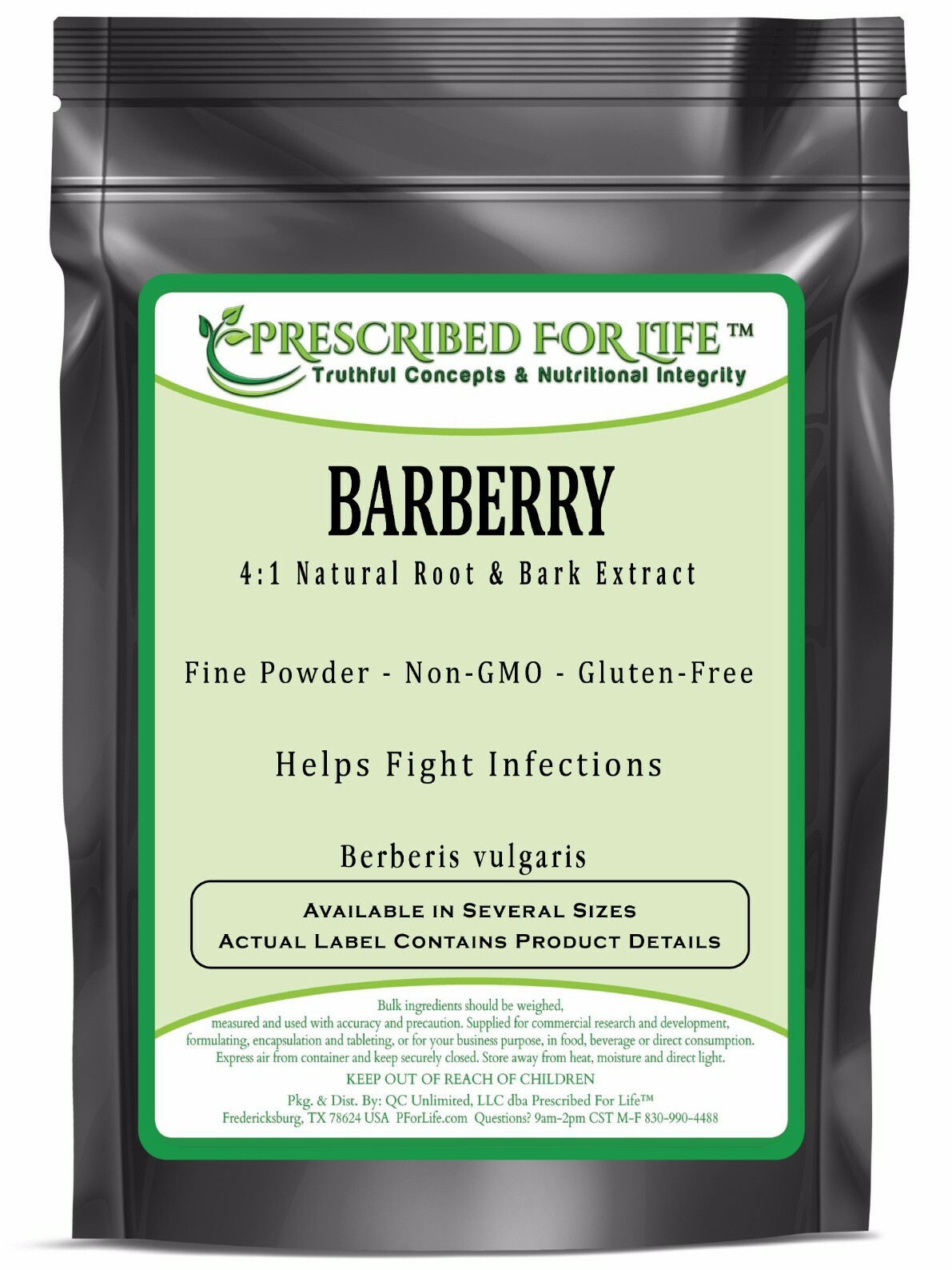 Barberry - 4:1 Natural Root & Bark Extract Powder (Berberis vulgaris ...