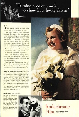 1939 Kodachrome Film Vintage Color Print Ad Photography Photos Kodak ...