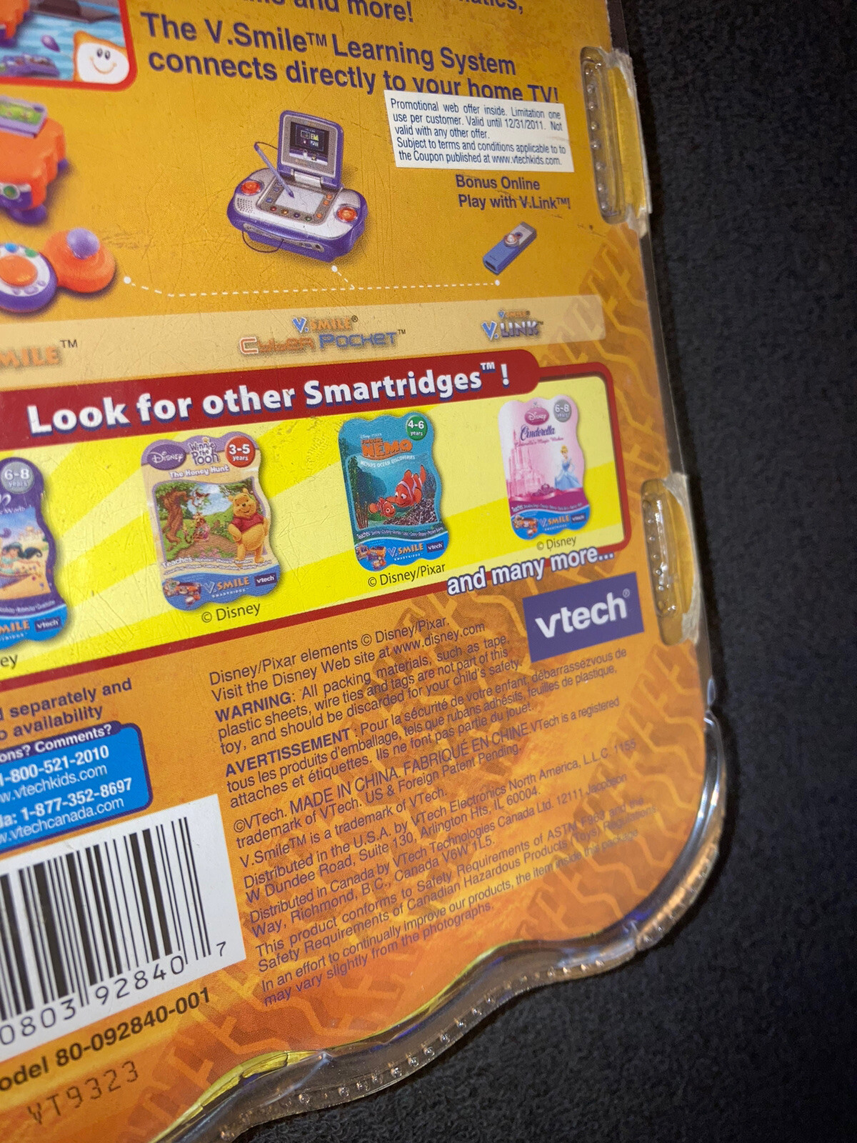 NEW Vtech V.Smile, v-Motion Disney-Pixar Wall-E Ages 3-5 Years ...