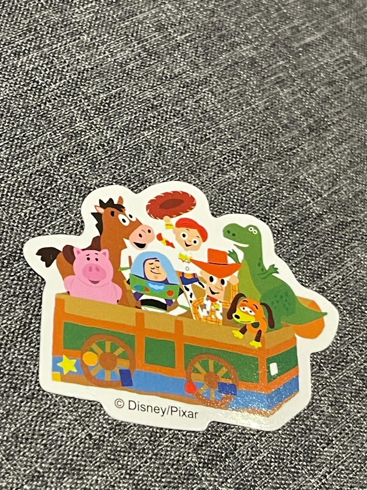 Cartoon sticker stickers scrapbooking character disney toy story hamm ...