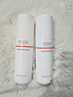 COACH Signature Fabric Cleaner And Leather Cleaner. 6 oz New | eBay