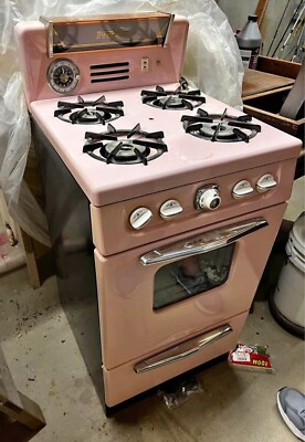 PINK Primer Vintage Style Apartment Sized 20-Inch Gas Stove Stunning ...