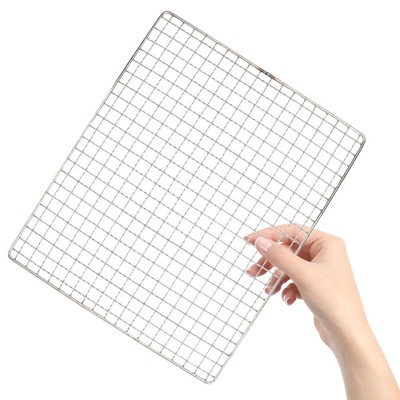 Resting Rack for Cooking Meat Food Nets Outdoors Bbq Grill Barbecue Pan ...
