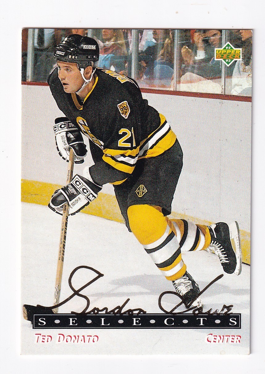 Ted Donato 1992-93 Upperdeck NHL Card #C20 | eBay