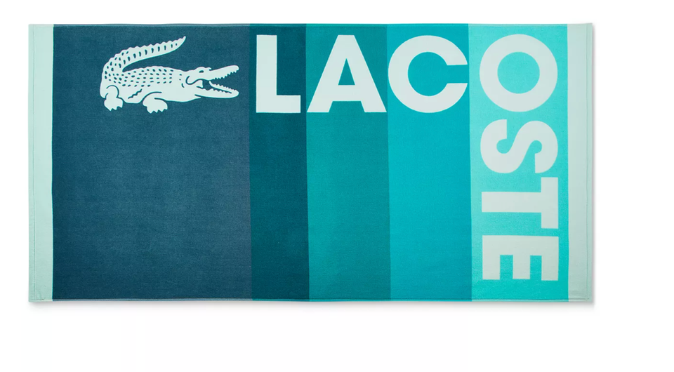 BN Lacoste Cotton Beach~Bath~swim Towel 36" X 72" | eBay