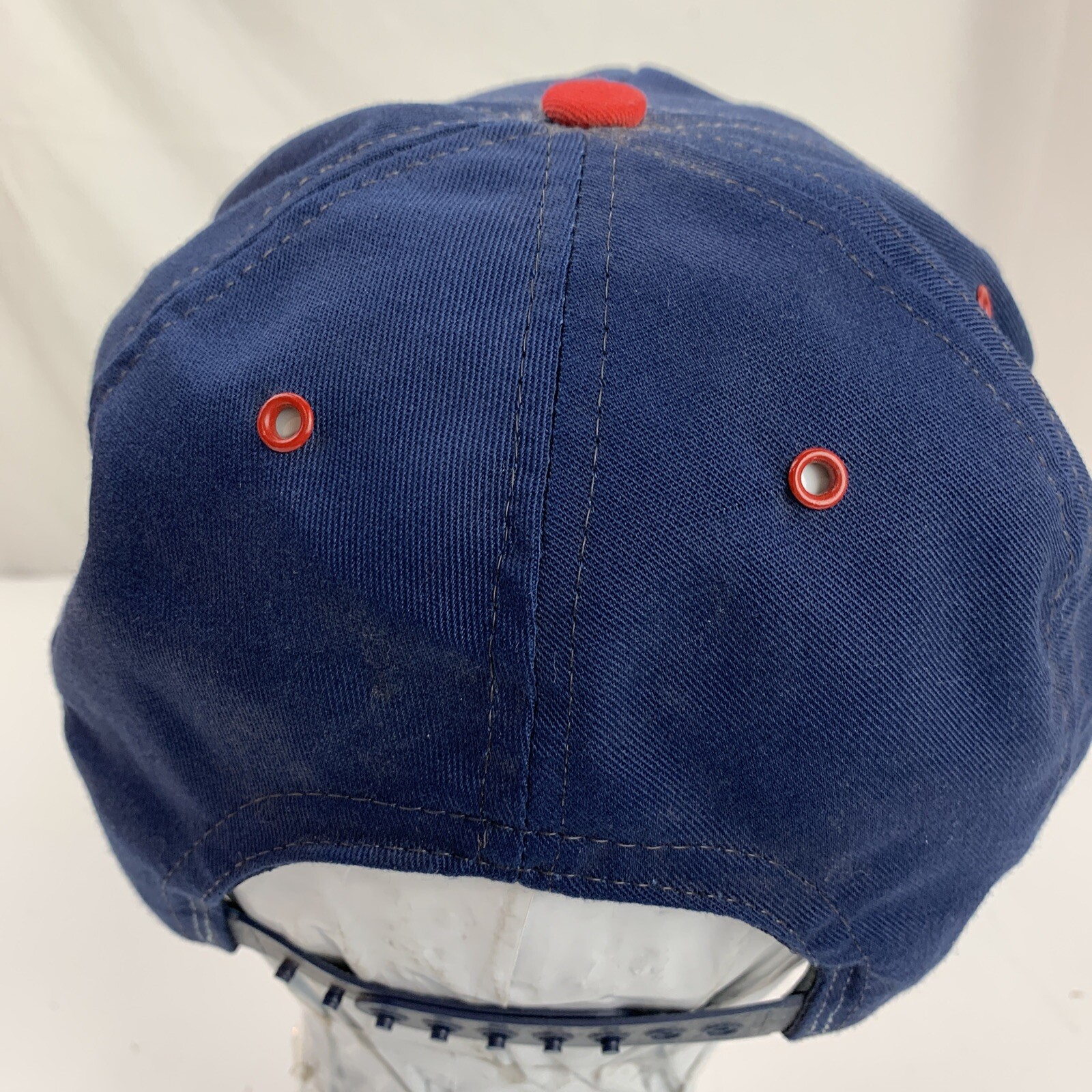Budweiser Beer Blue Red Ball Cap Hat Snapback Basebal… - Gem