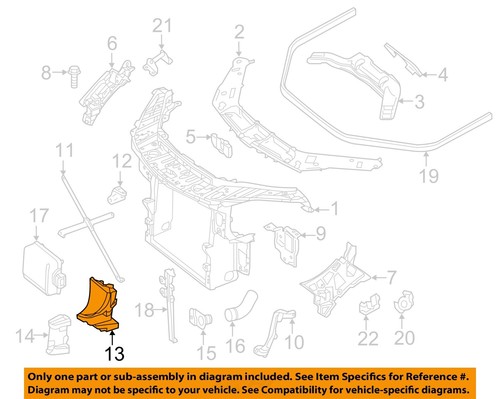 MERCEDES OEM 17-18 GLE43 AMG Radiator Core Support-Air Duct Right ...