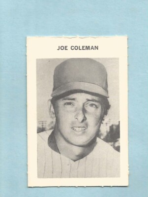 1969 Milton Bradley Baseball Joe Coleman Washington Senators | eBay