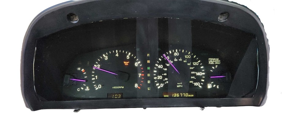 REPAIR SERVICE: Lexus SC300 SC400 GS300 ES300 Speedometer / Gauge ...