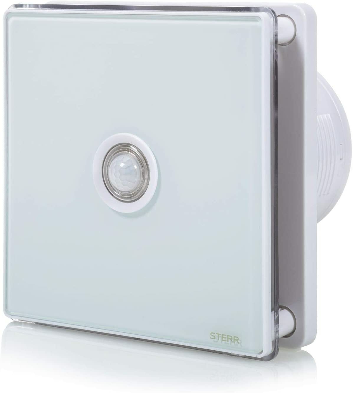 STERR - Bathroom Extractor Fan with LED Backlight and PIR Sensor 100 mm ...