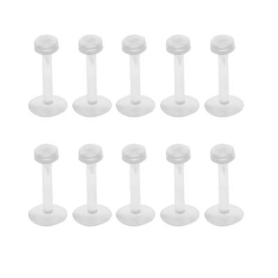 10x Nose Retainer Stud Bone Pin Clear Transparent Nose Pin | eBay Australia