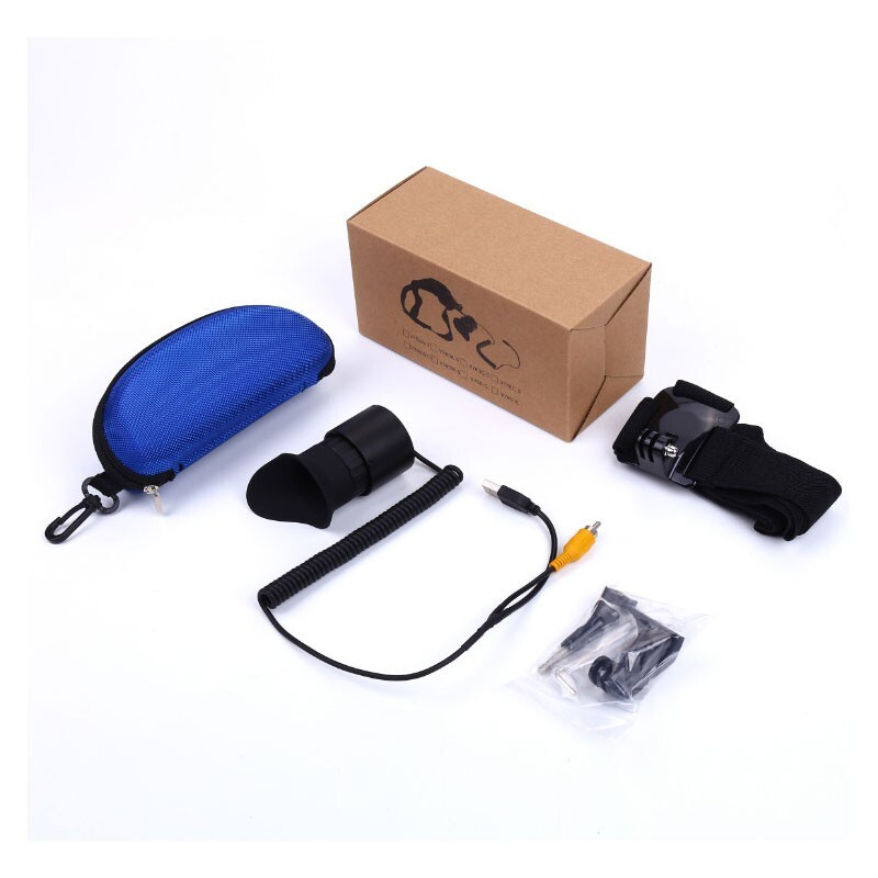 V770 PRO-C USB Portable Wearable Head Mounted Display 0.39-inch OLED ...