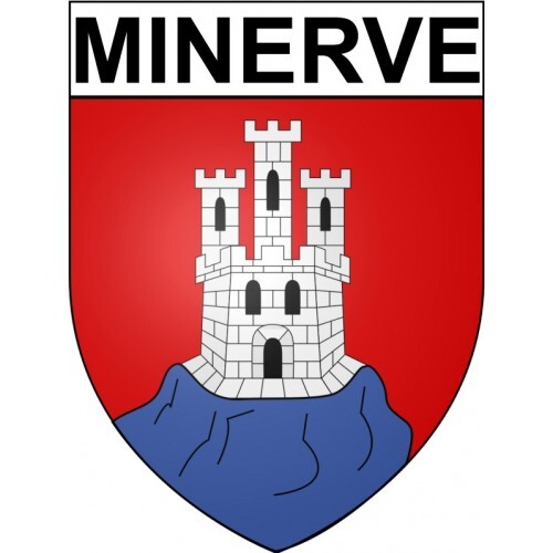 Minerve 34 ville Stickers blason autocollant adhésif | eBay