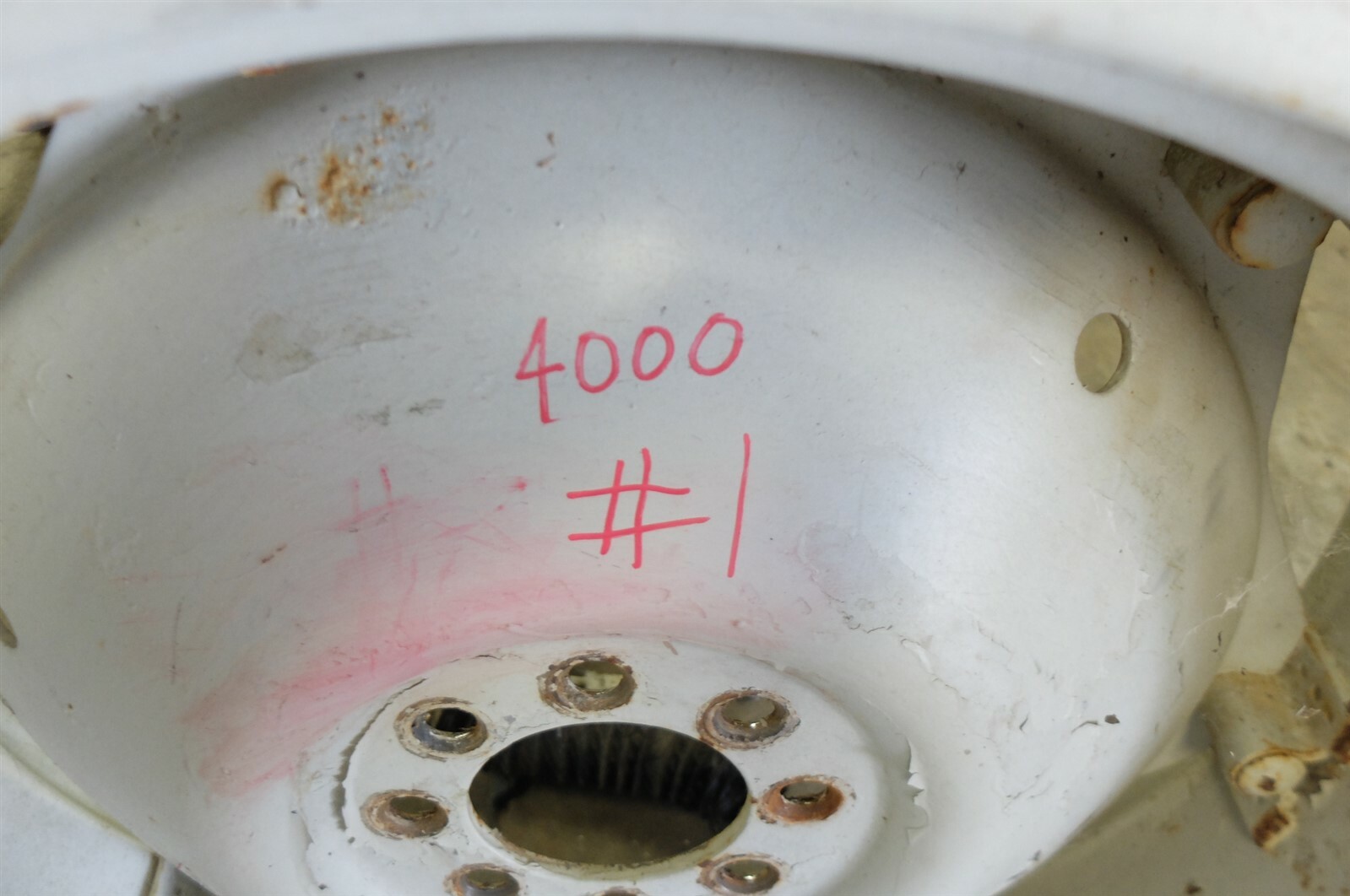 62 - 65 Early Ford 4000 Tractor 801 901 rear back wheel rim and tire | eBay